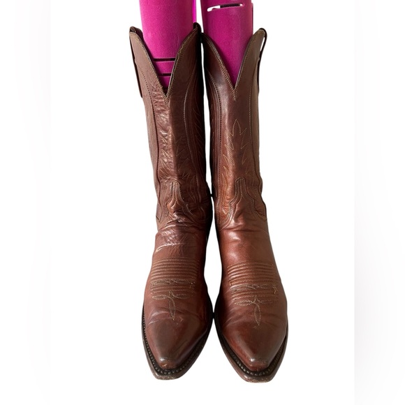 Lucchese | Shoes | Lucchese 883 Amberle Cowboy Boots Leather Western ...